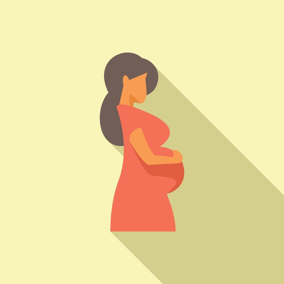 Serene Maternity Pregnant Woman Silhouette 45405416 Vector Art At Vecteezy