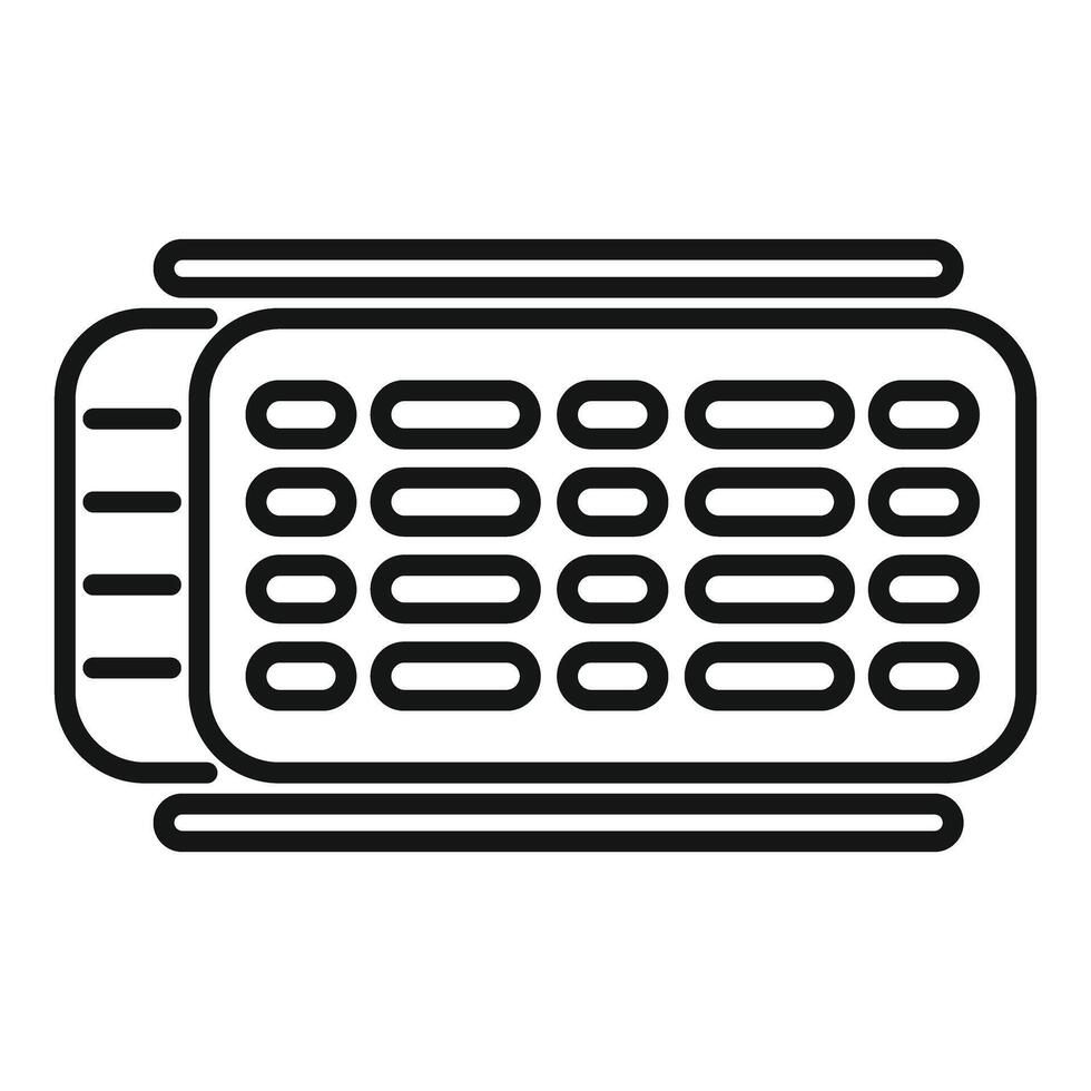 Outline illustration of computer keyboard 45406032 Vector Art at Vecteezy