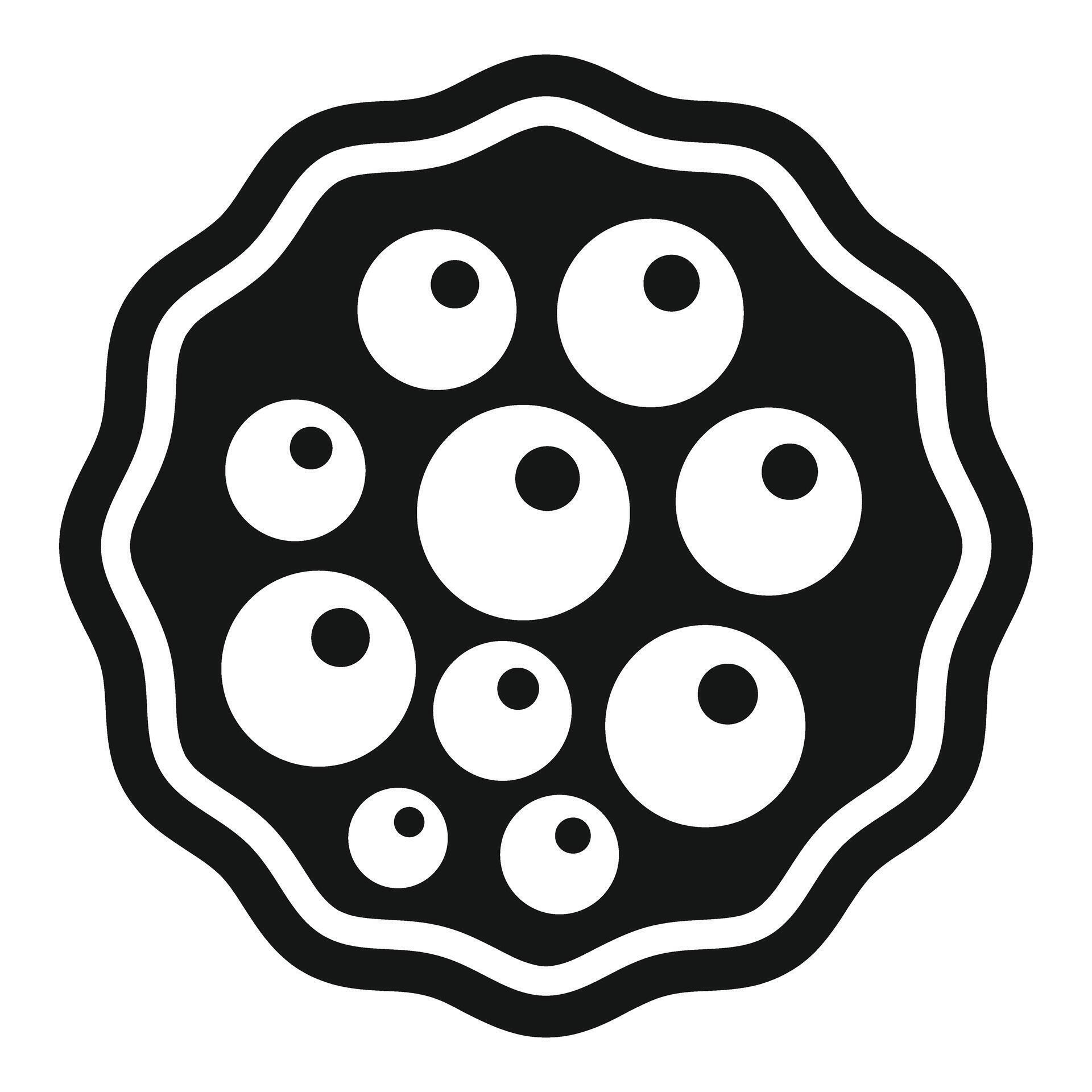 Black And White Symmetrical Circular Pattern With Concentric Circles And Dots 45406276 Vector