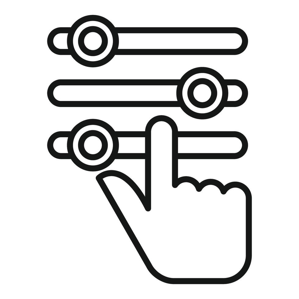 Touchscreen gesture icon for interface control 45409104 Vector Art at Vecteezy
