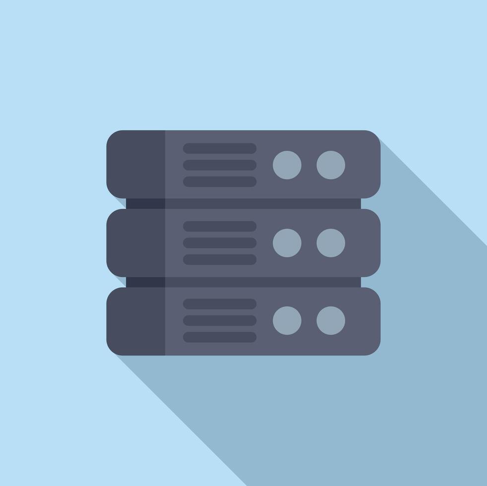 Modern data center servers flat icon 45409236 Vector Art at Vecteezy