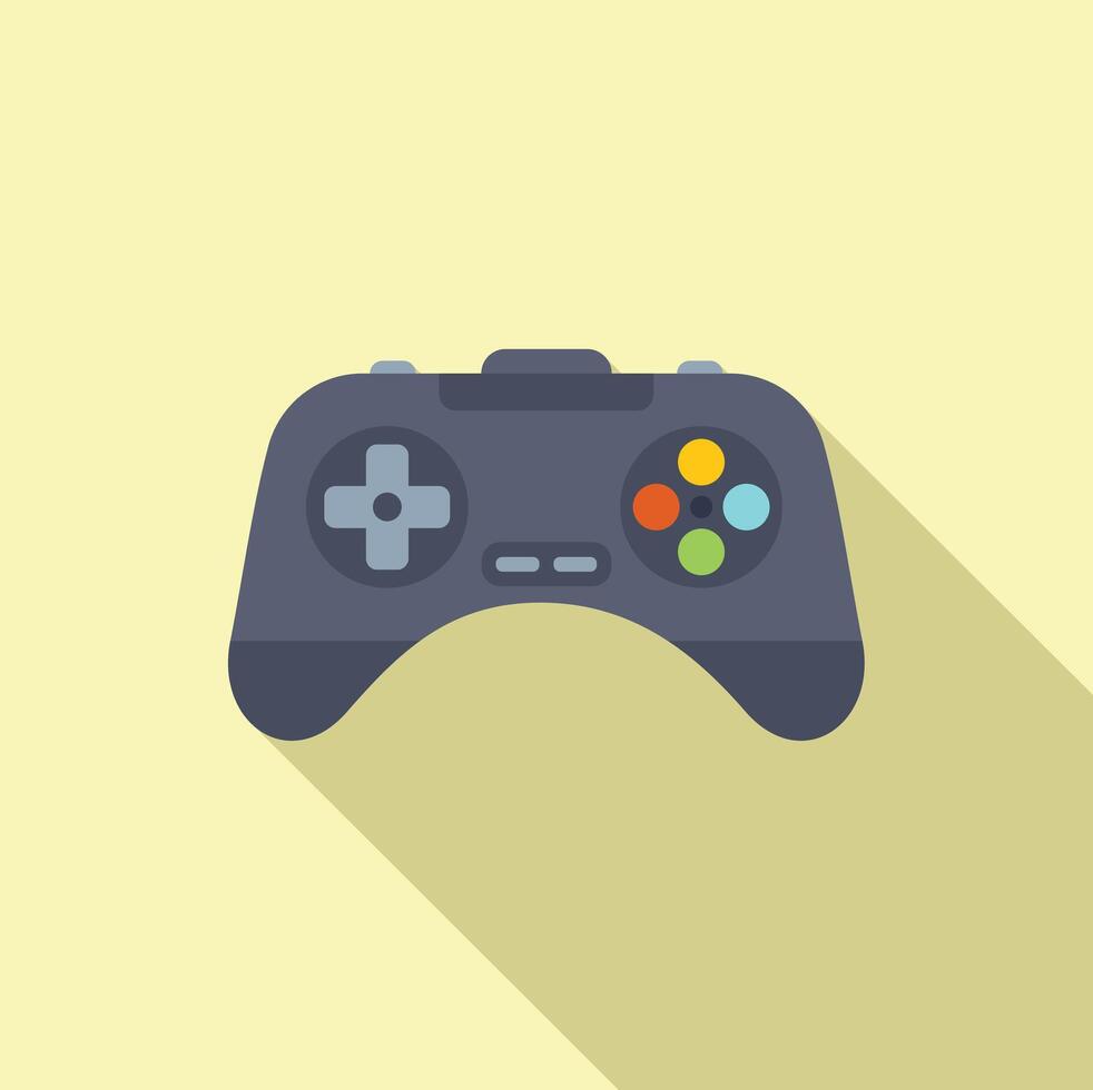 Flat design illustration of a game controller 45409238 Vector Art at ...