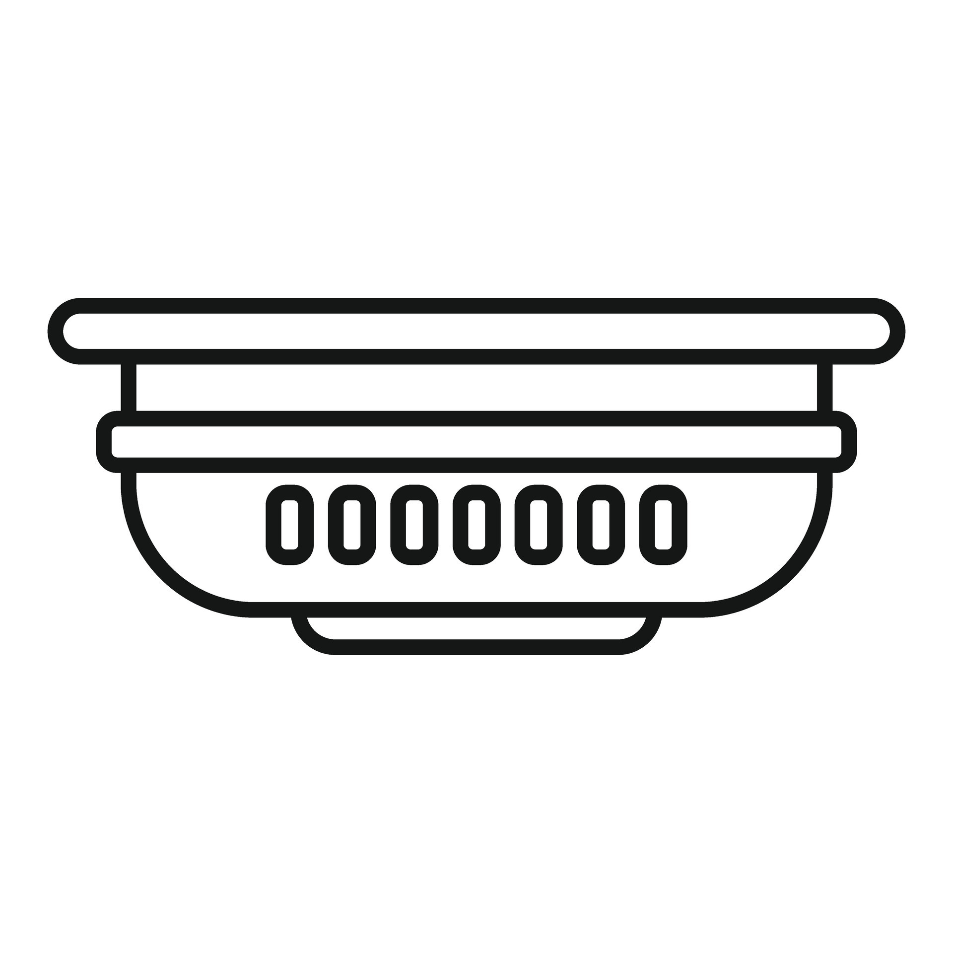 Outline Of A Traditional Mixing Bowl 45412358 Vector Art At Vecteezy