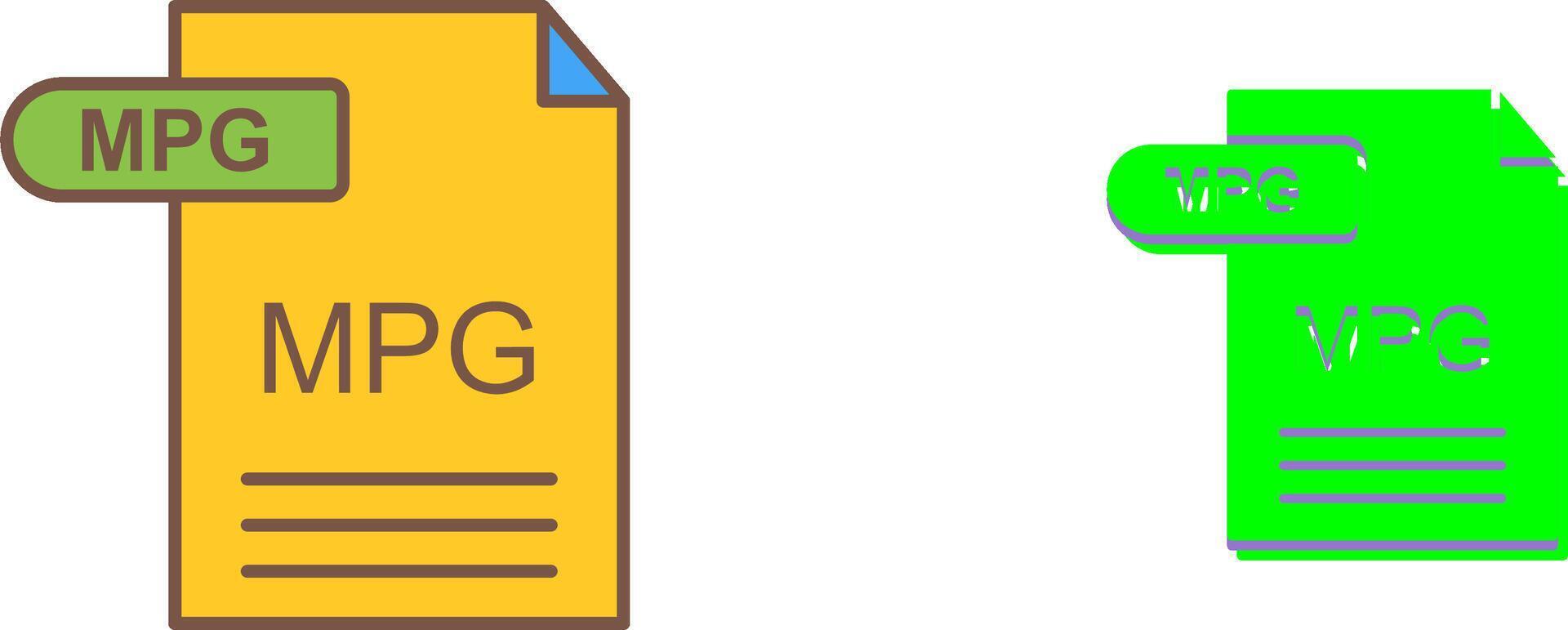 MPG Icon Design 45413262 Vector Art at Vecteezy