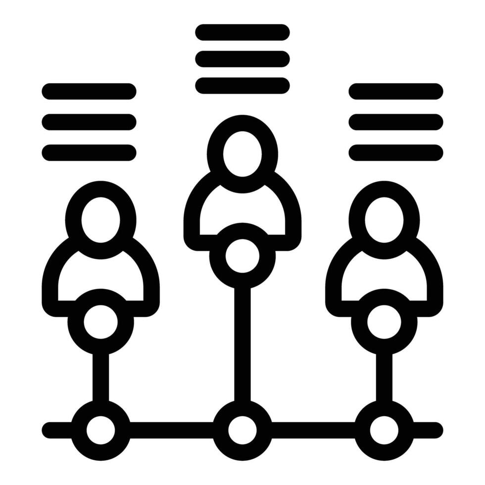 Abstract Organizational Hierarchy Concept Icon 45414228 Vector Art At