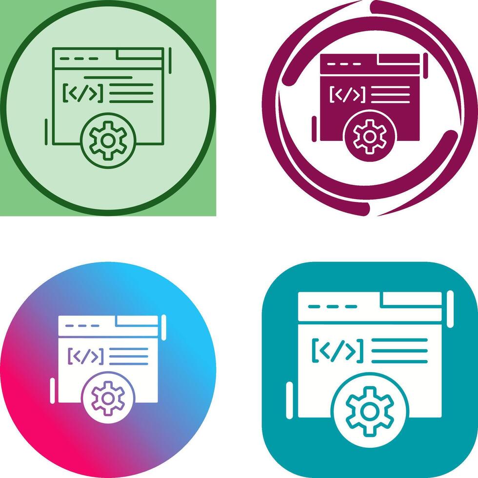 Web Development Icon Design 45416825 Vector Art At Vecteezy 1374