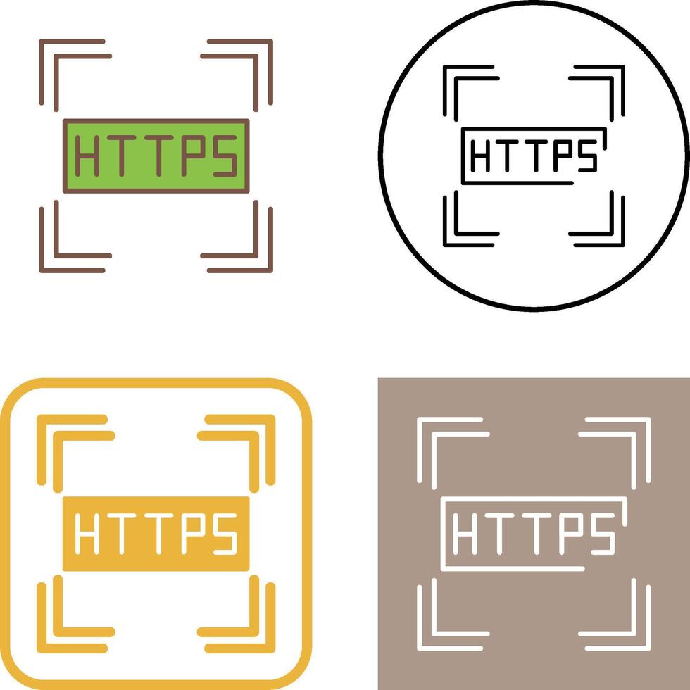 Https Icon Design 45423101 Vector Art at Vecteezy
