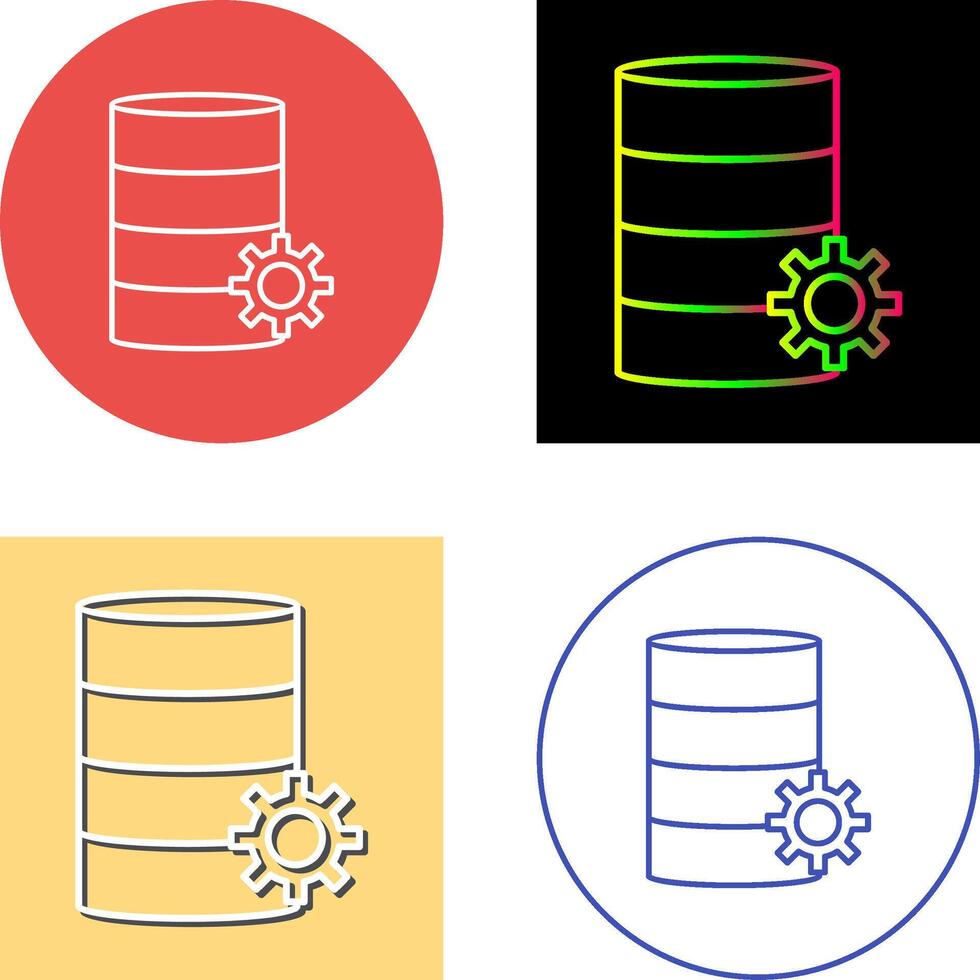 Unique Database Management Icon Design 45423879 Vector Art at Vecteezy