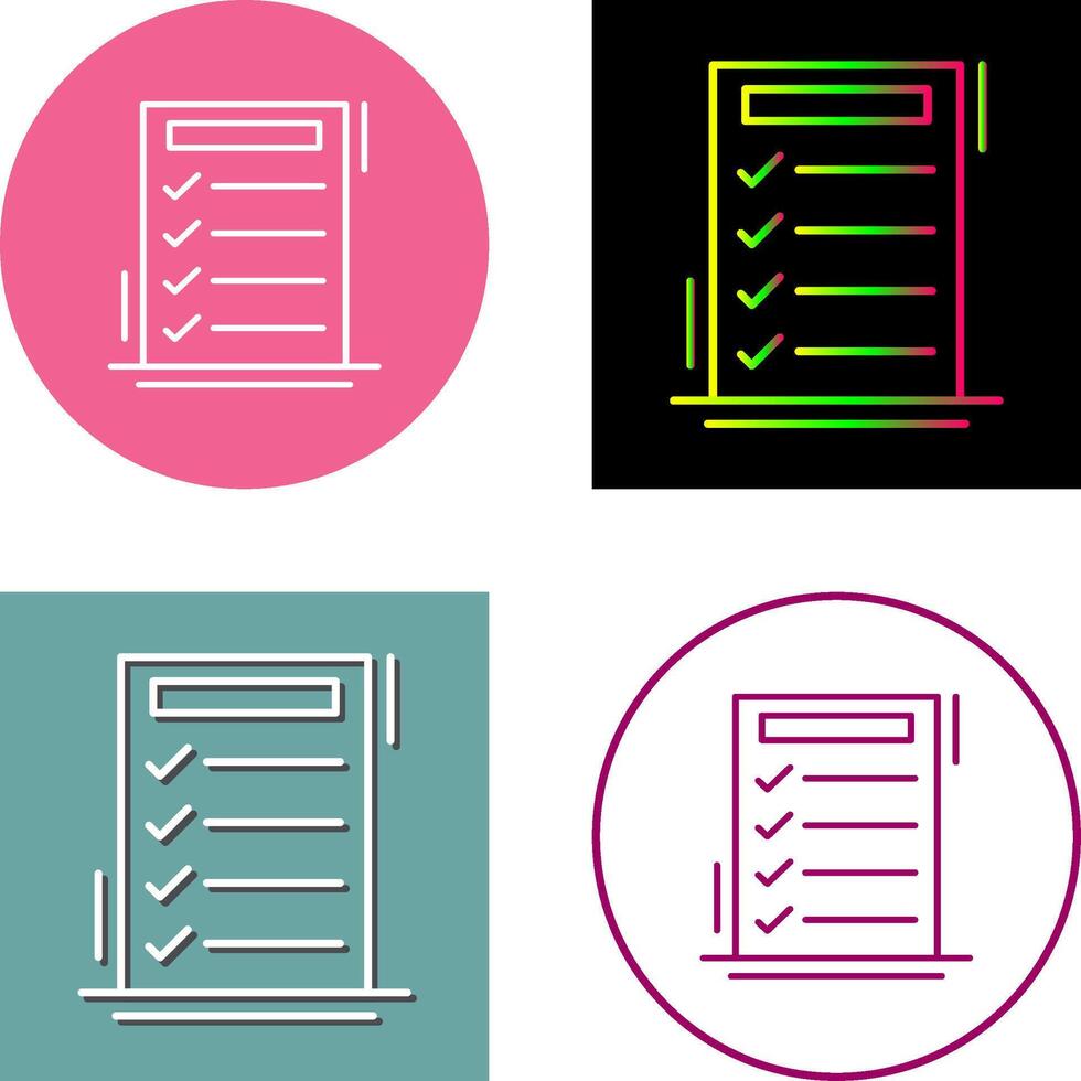 To-do List Icon Design 45426323 Vector Art at Vecteezy