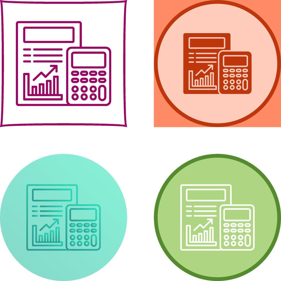 Calculating Icon Design 45428060 Vector Art At Vecteezy