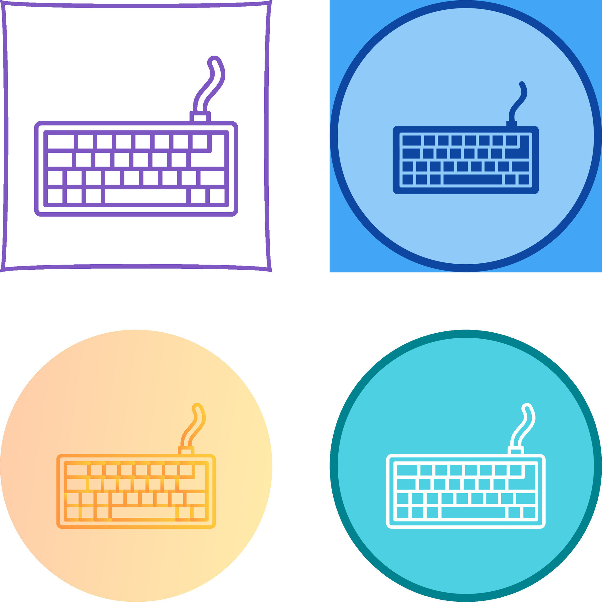 Keyboard Icon Design 45428706 Vector Art at Vecteezy