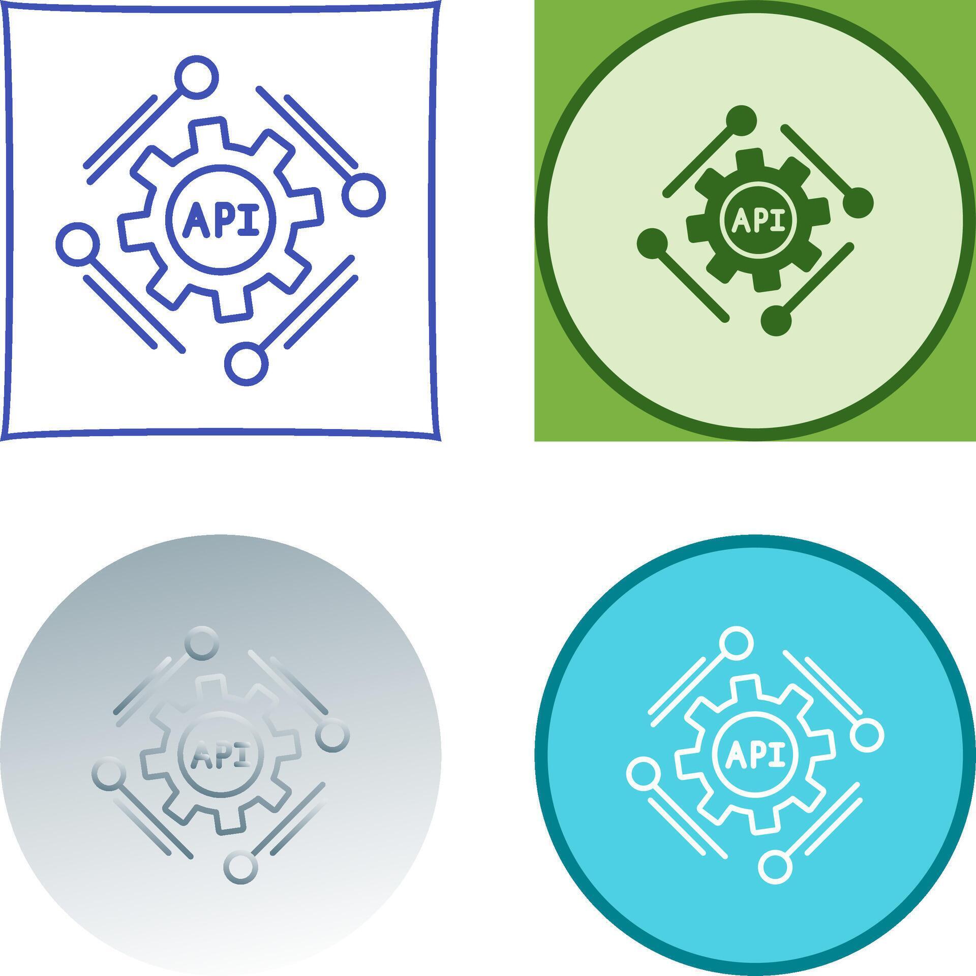 Api Icon Design 45430023 Vector Art at Vecteezy