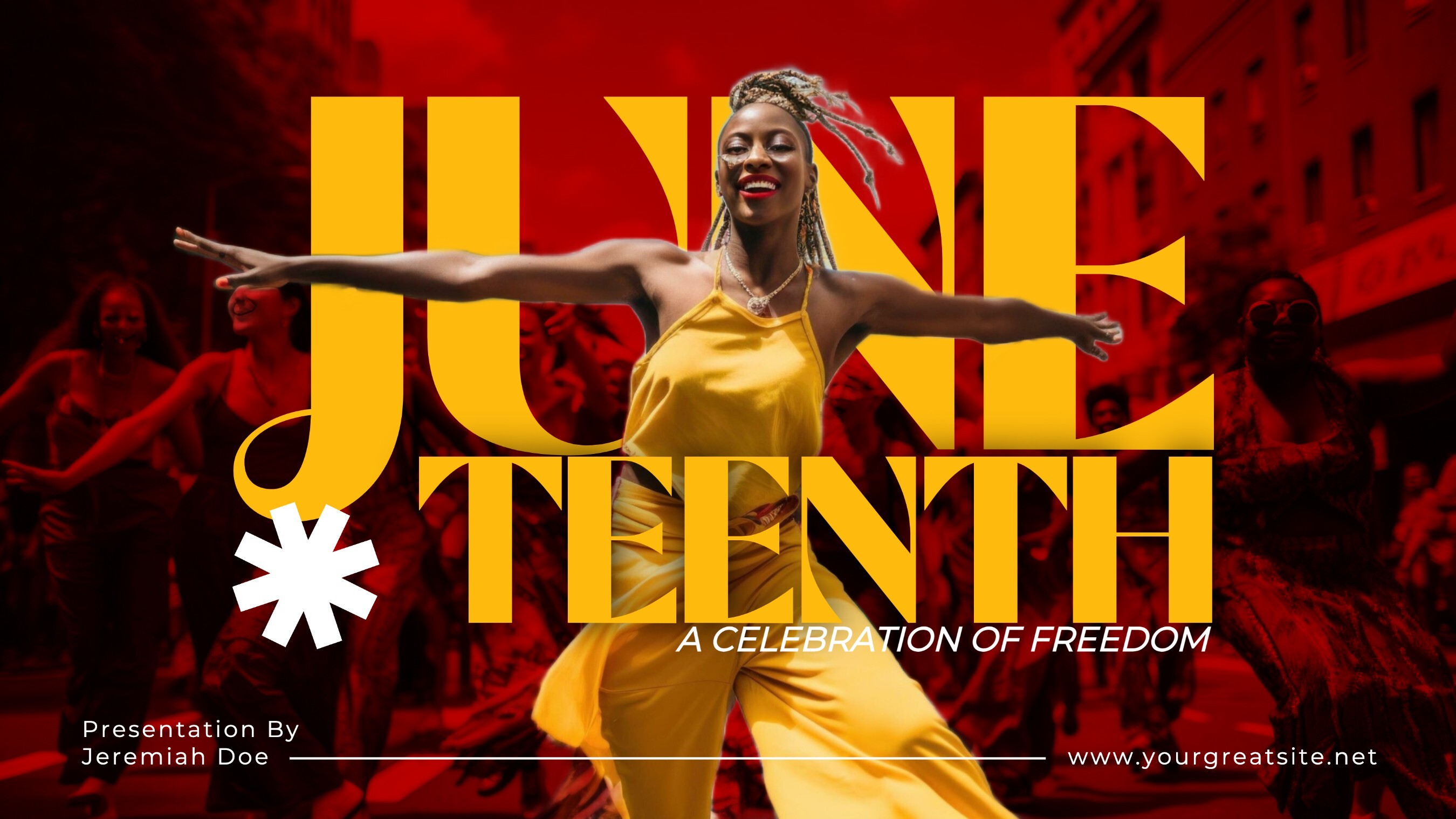 Juneteenth a Celebration of Freedom Presentation Template 45473745 Template