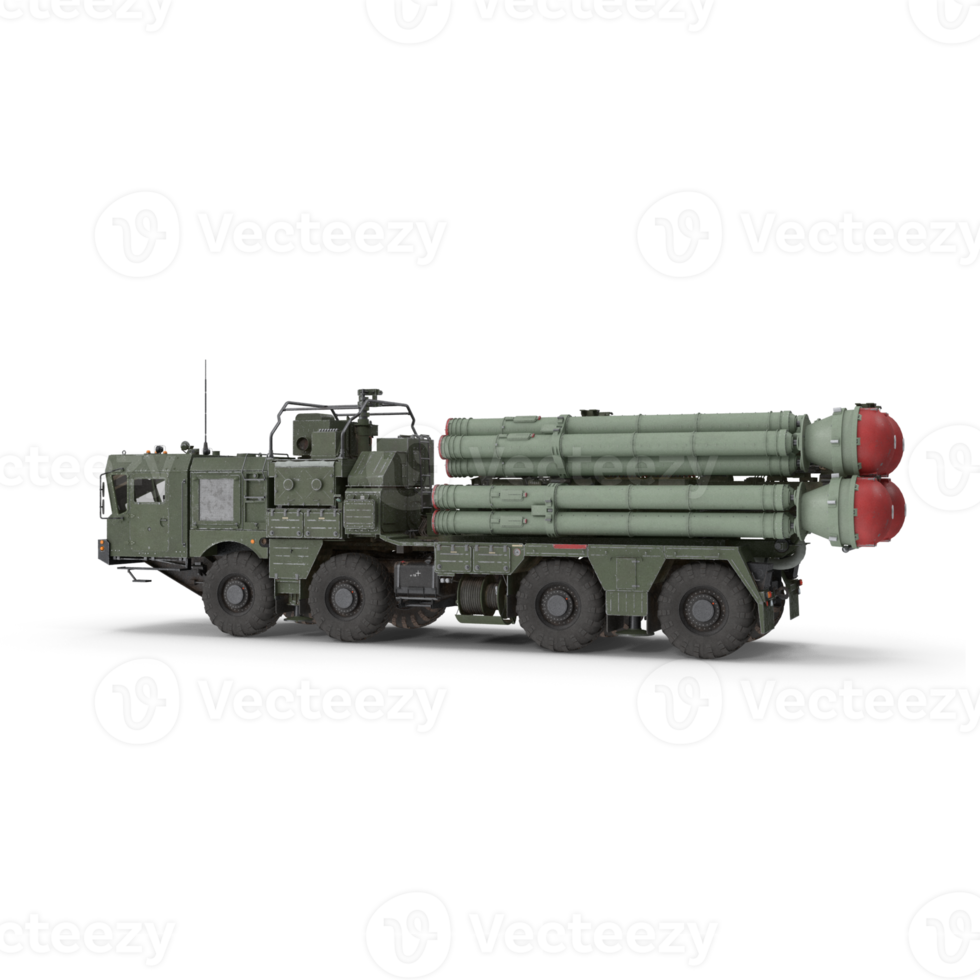Realistic 3D Isometric S300, S400 missile system. Long range surface to air and anti-ballistic ...