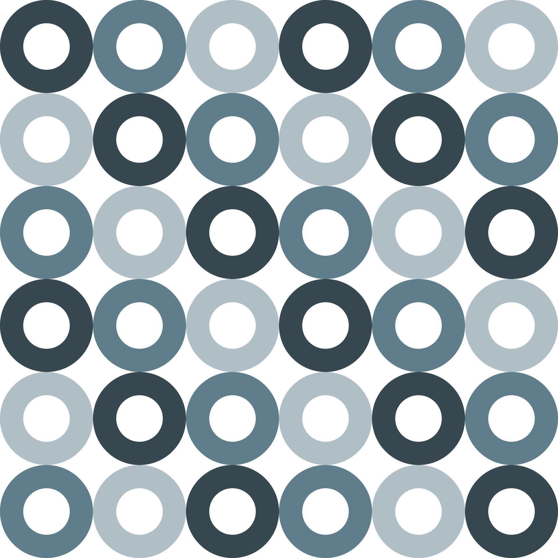 Grey Circle Pattern Circle Vector Seamless Pattern Decorative Element