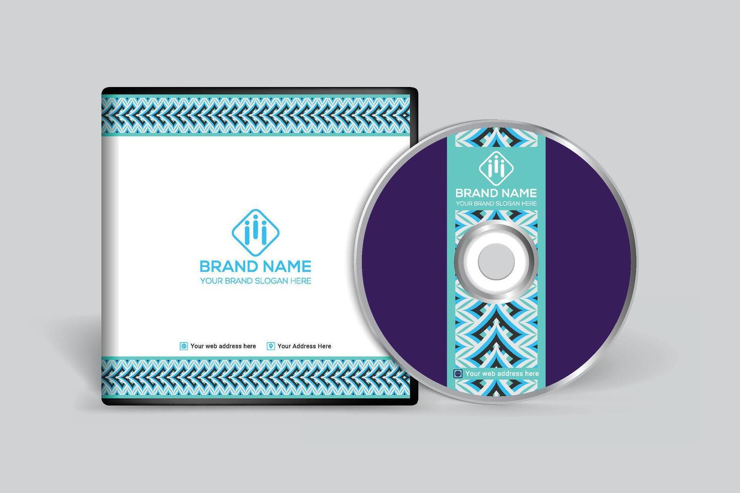 Clean Minimal Cd Cover Template 45483632 Vector Art At Vecteezy