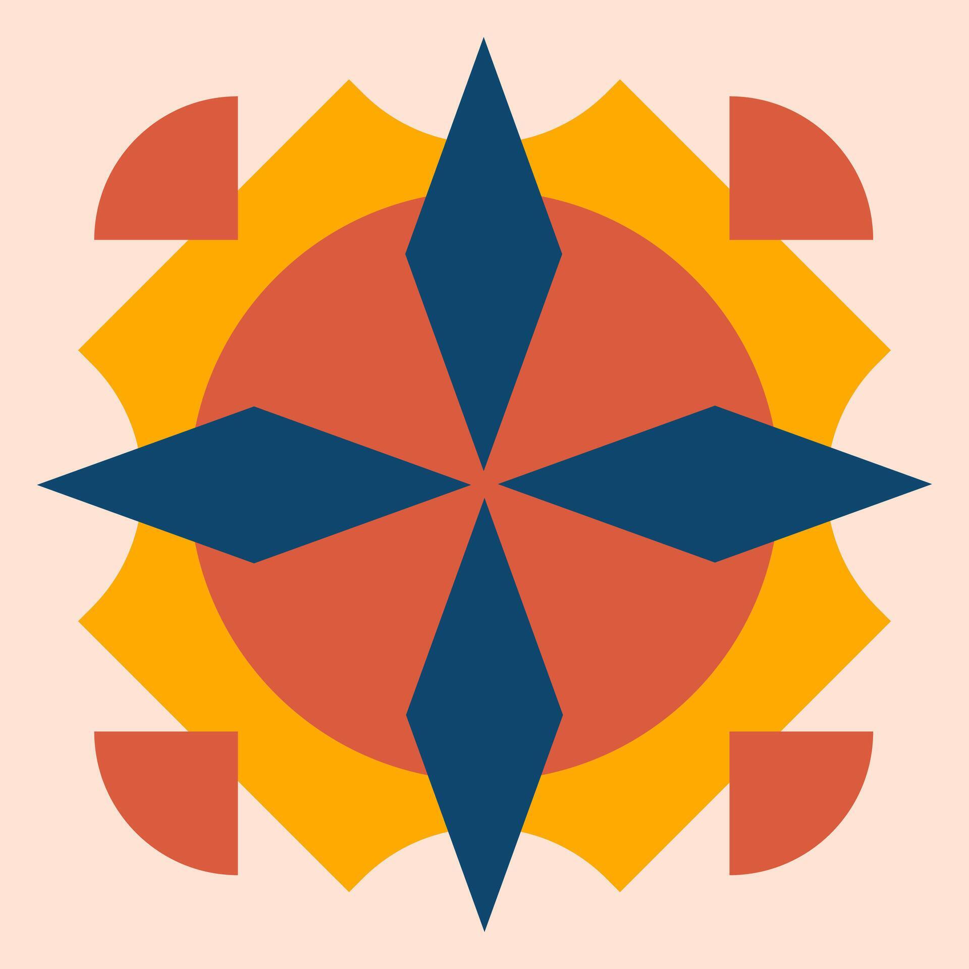 Geometric Colorful Tile Pattern Design 45486531 Vector Art At Vecteezy