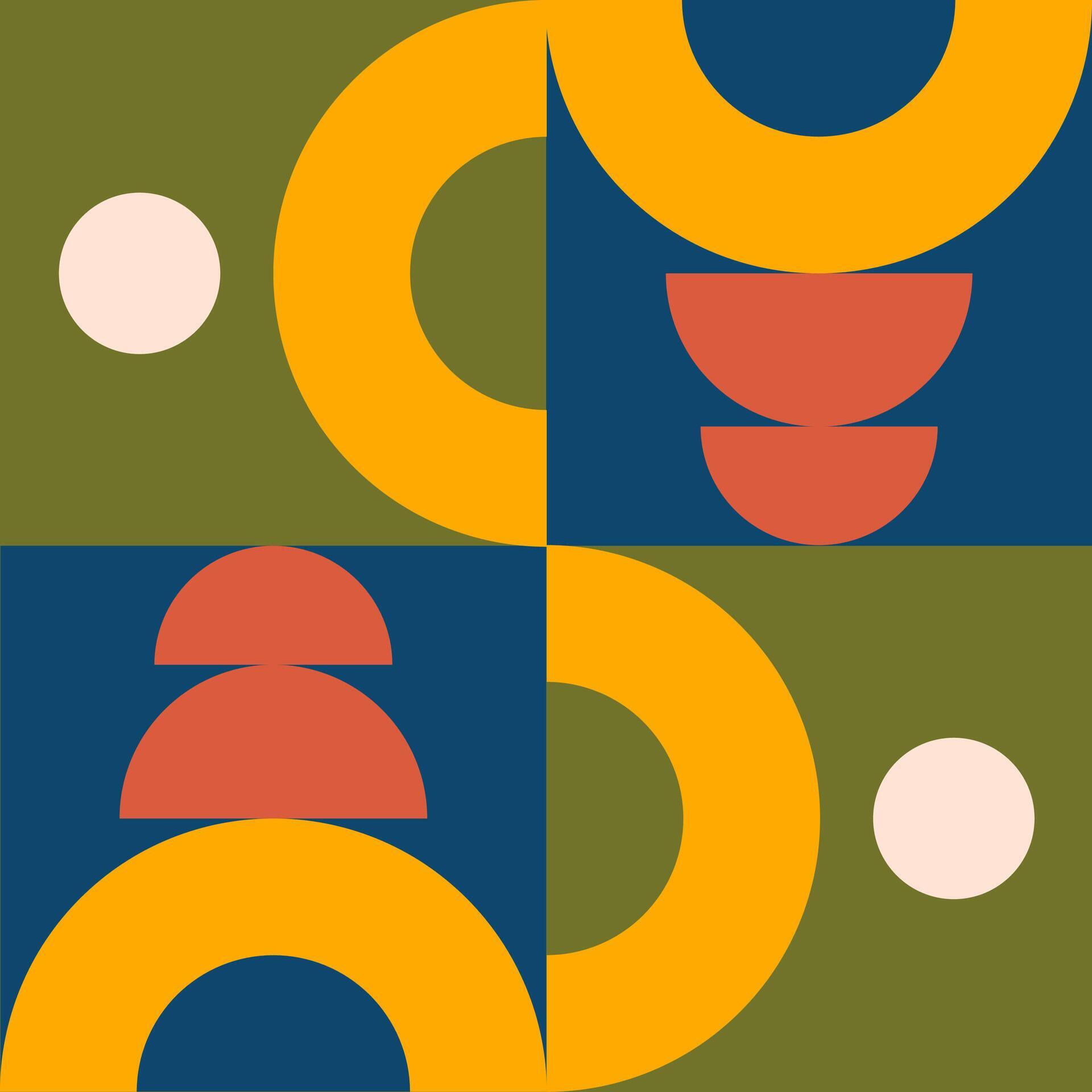 Geometric Colorful Tile Pattern Design 45486542 Vector Art At Vecteezy