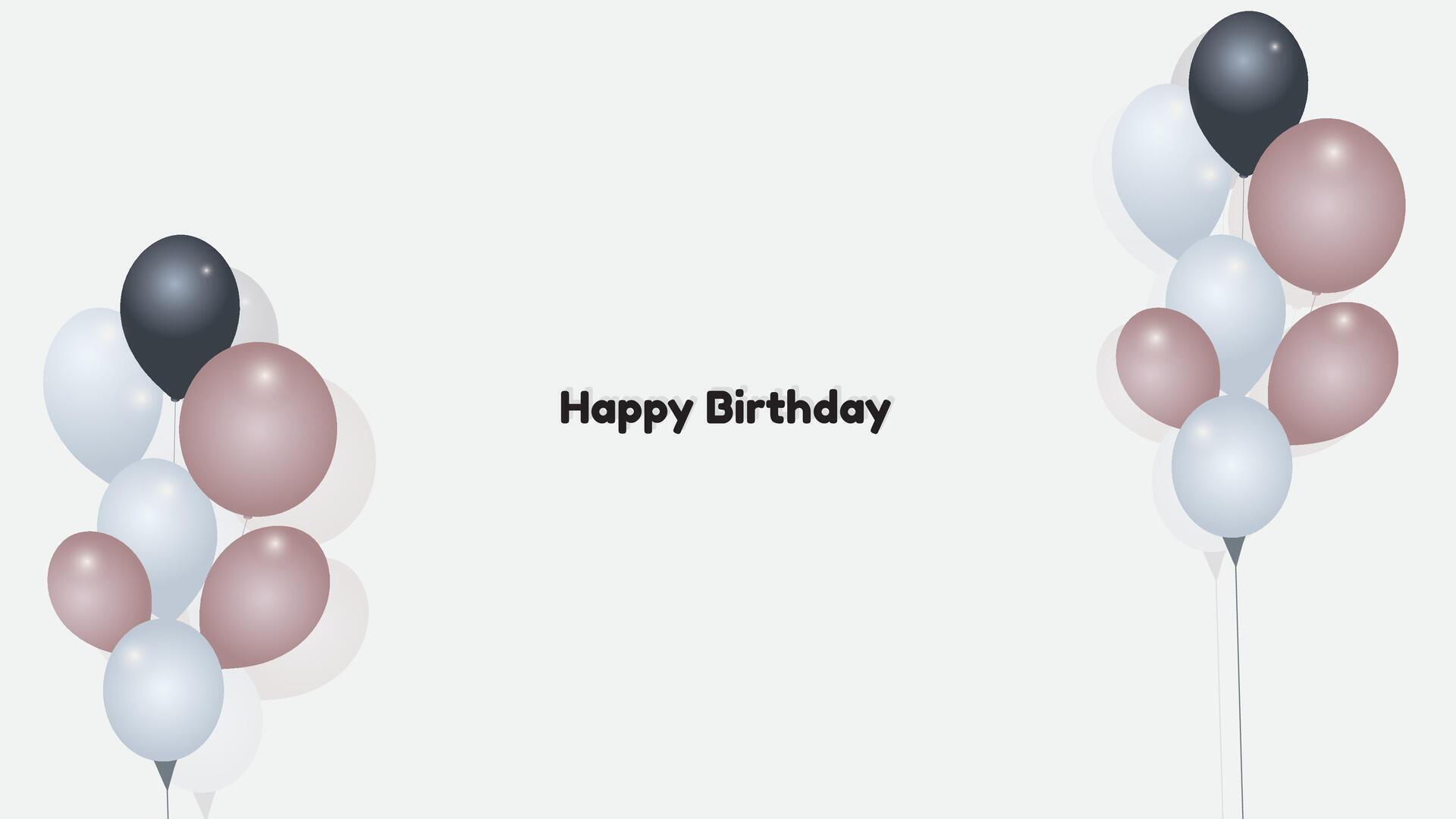 Happy Birthday Background Aesthetic Birthday Background Suitable For Poster Banner Or T