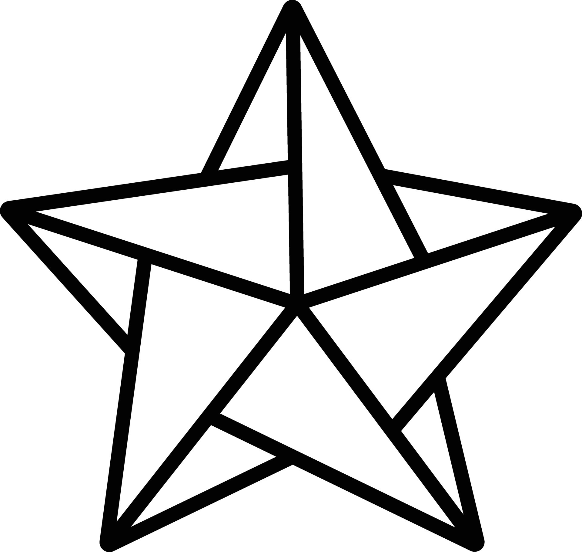 Star outline illustration 45492299 Vector Art at Vecteezy