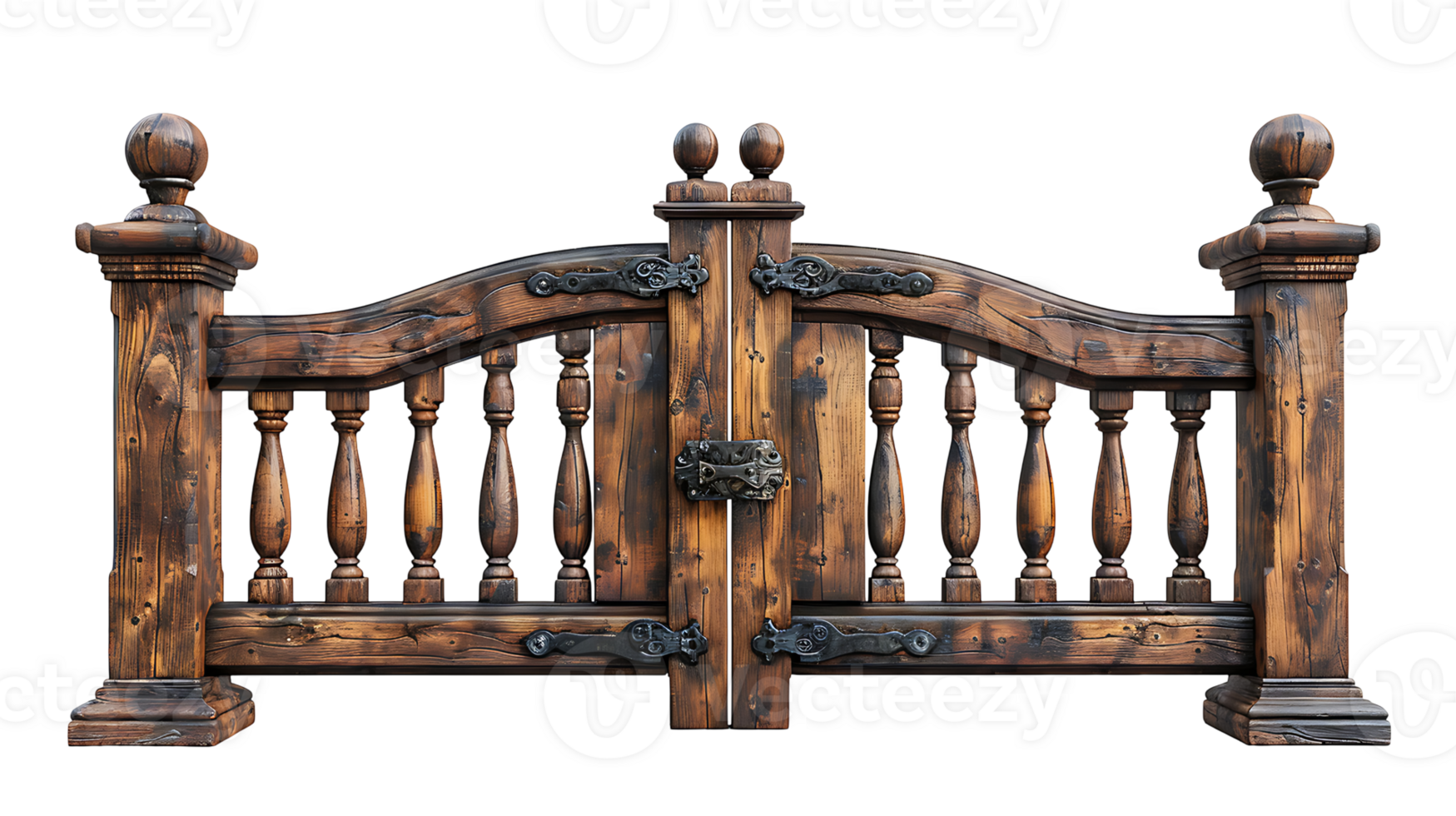 Luxury beautiful wooden gate on a transparent background 45503224 PNG Luxury beautiful wooden gate on a transparent background 45503224 PNG