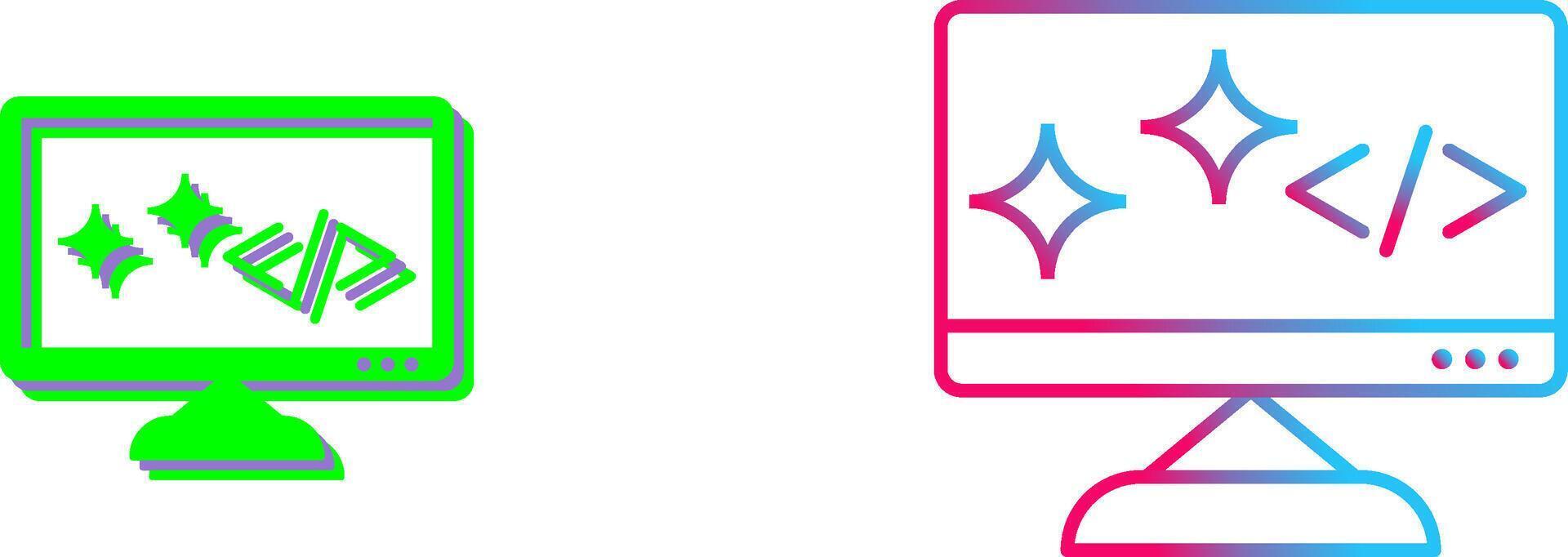 Unique Clean Code Icon Design 45503966 Vector Art at Vecteezy