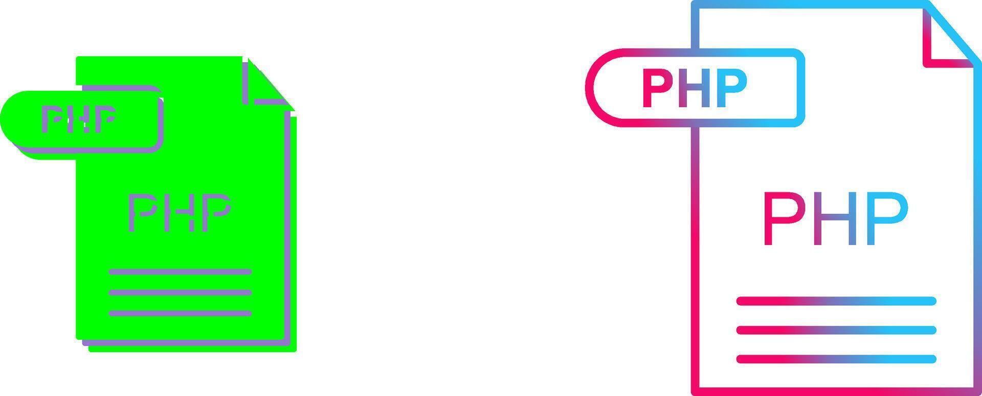 diseño de icono php 45504469 Vector en Vecteezy