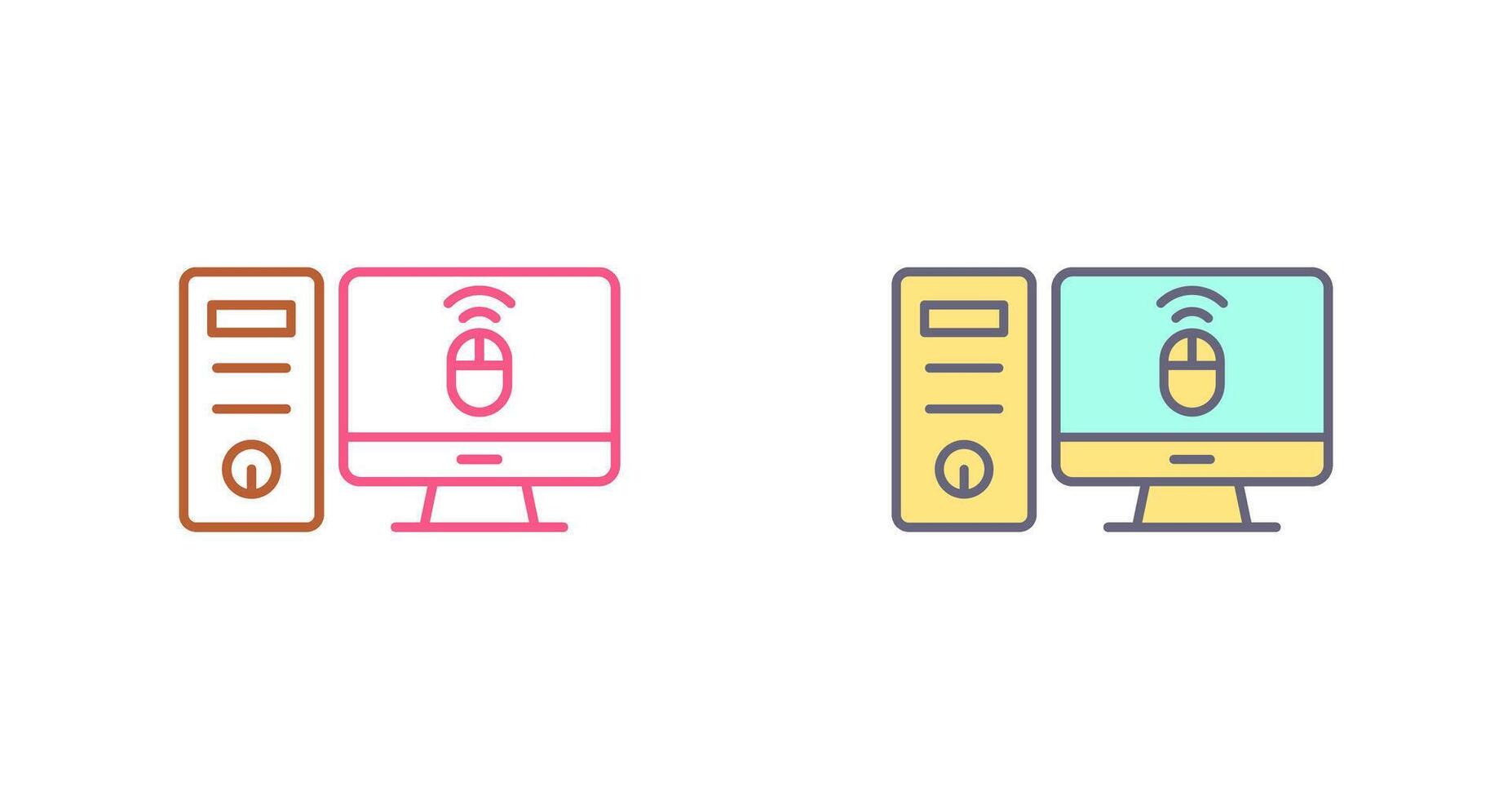 Desktop Computer Icon Design 45509124 Vector Art at Vecteezy