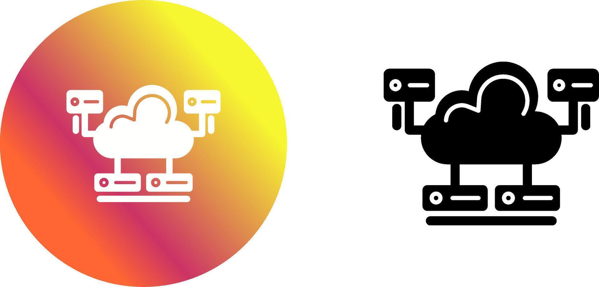 Cloud Database Icon Design 45511413 Vector Art at Vecteezy