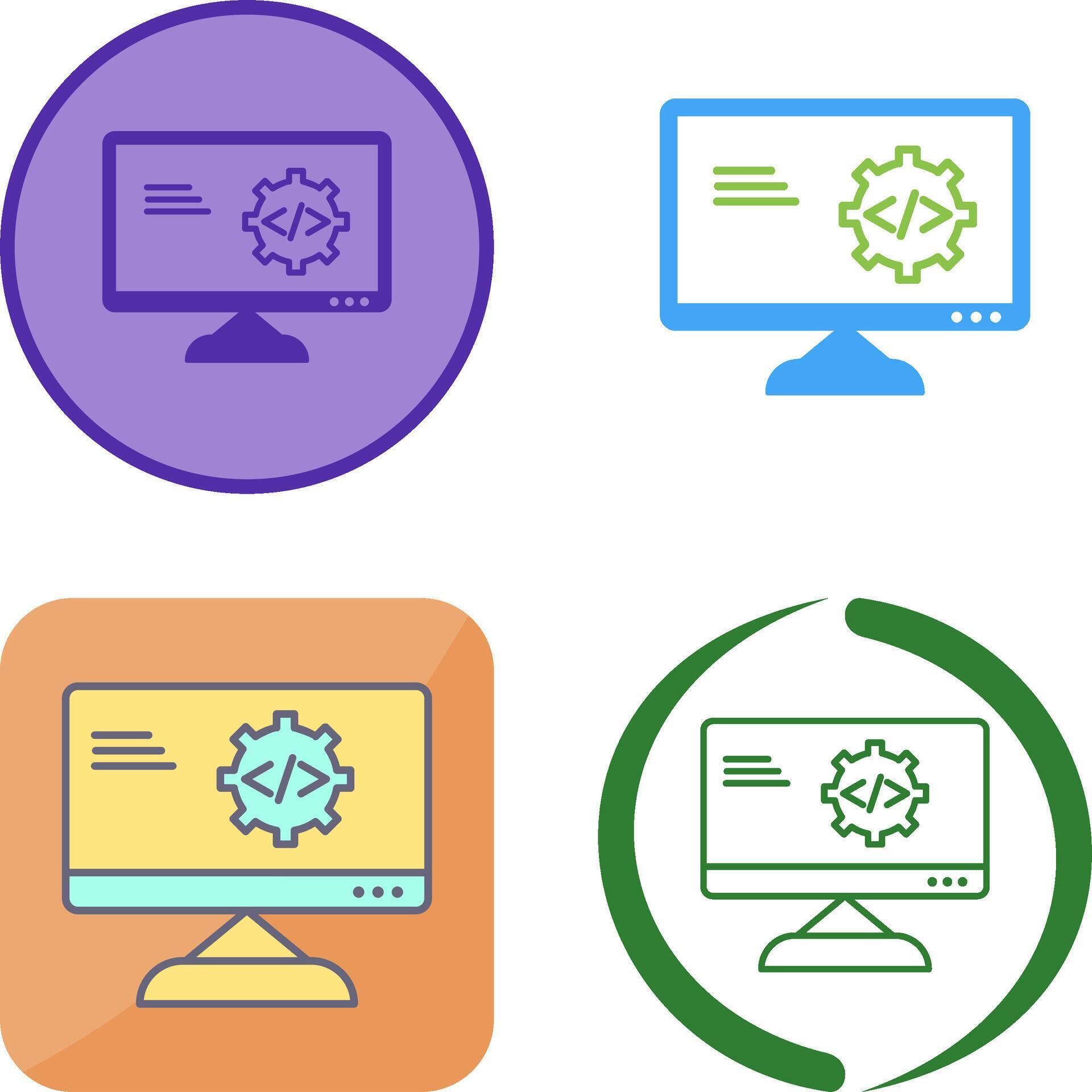 Unique Code Optimization Icon Design 45535146 Vector Art at Vecteezy