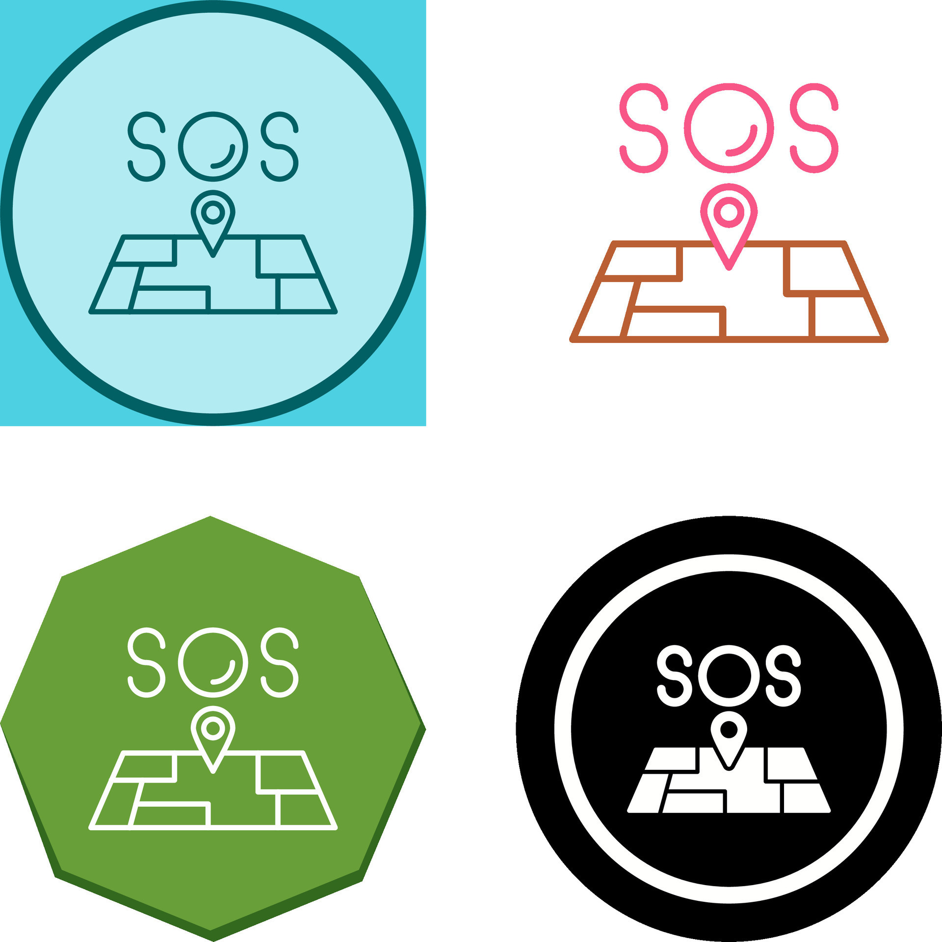 Sos Icon Design 45540779 Vector Art at Vecteezy