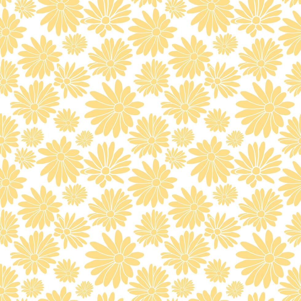 Light Yellow Flower Floral Textile Pattern 45546612 Vector Art at Vecteezy