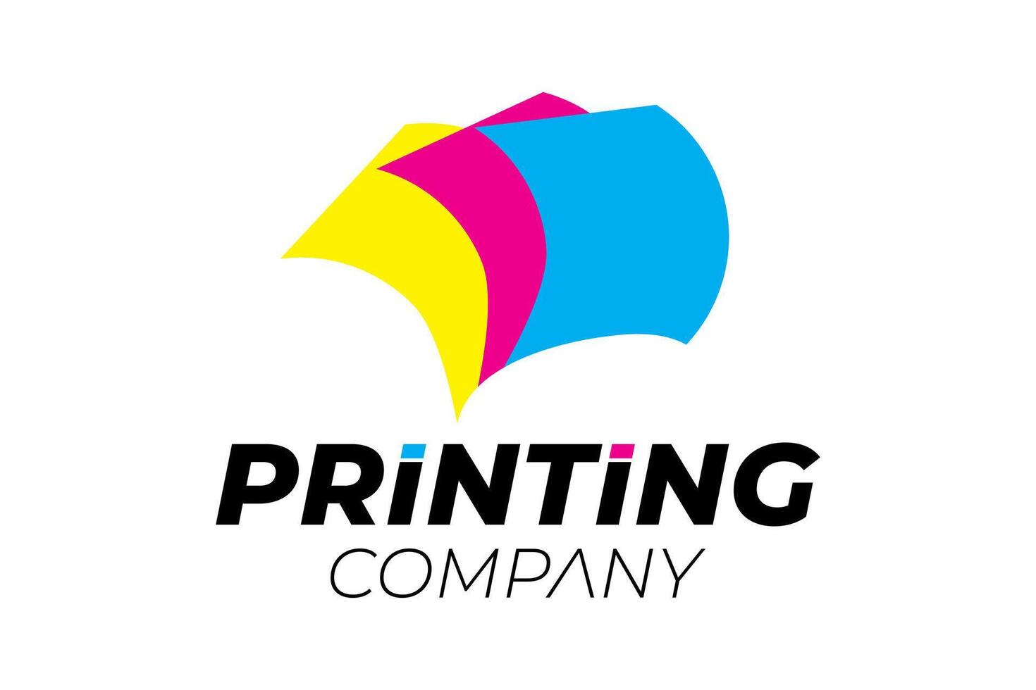 Paper Printing Company Logo Design 45546997 Vector Art at Vecteezy