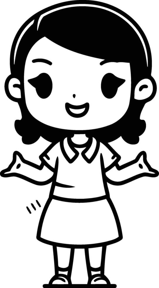 Happy Business Woman Cartoon Character Of Happy Business Woman