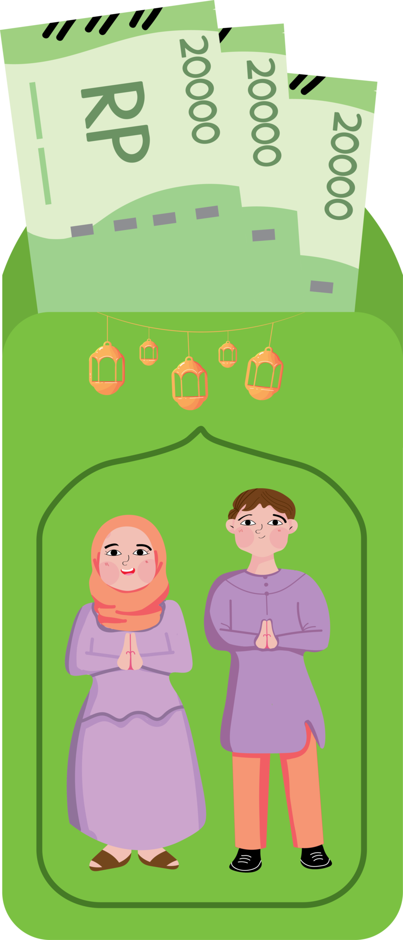 envelope com dinheiro 45547550 PNG