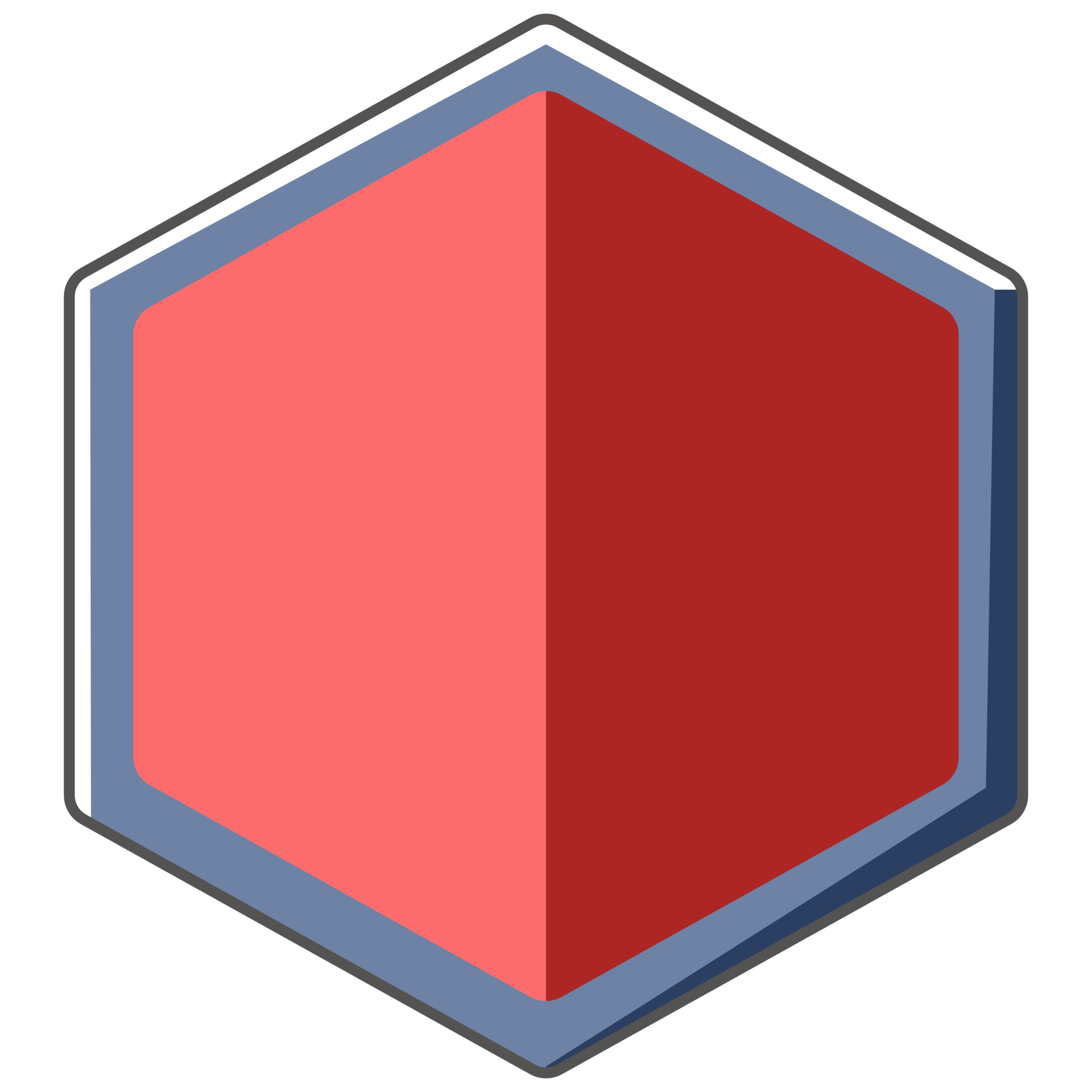 Hexagon Red Secure Shield Icons 45552250 Png