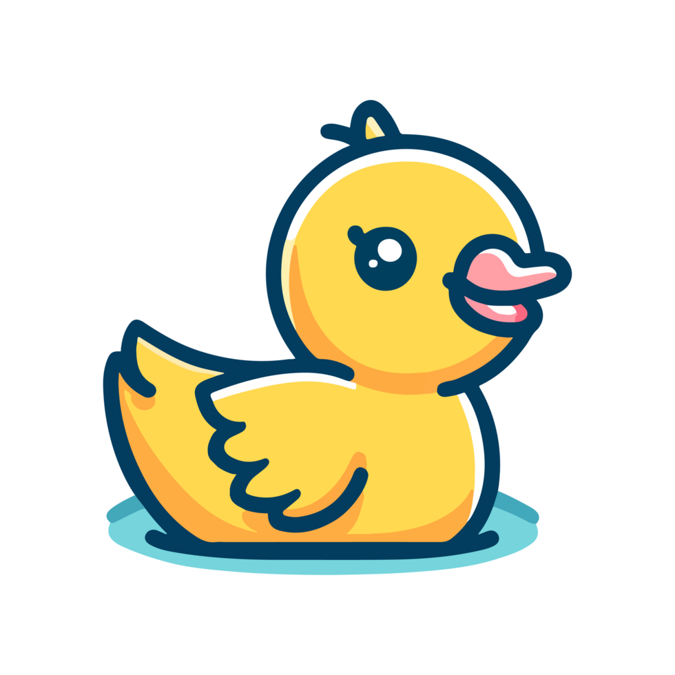 cute duck icon character 45553453 PNG