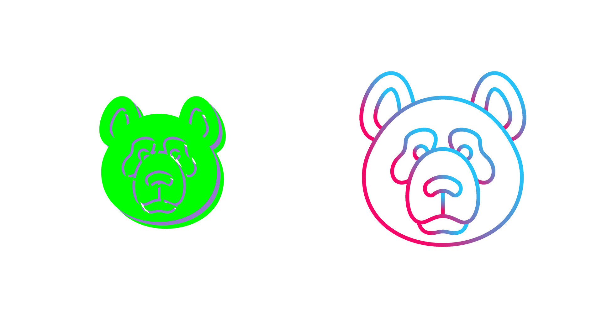 Diseño De Icono De Panda 45556078 Vector En Vecteezy