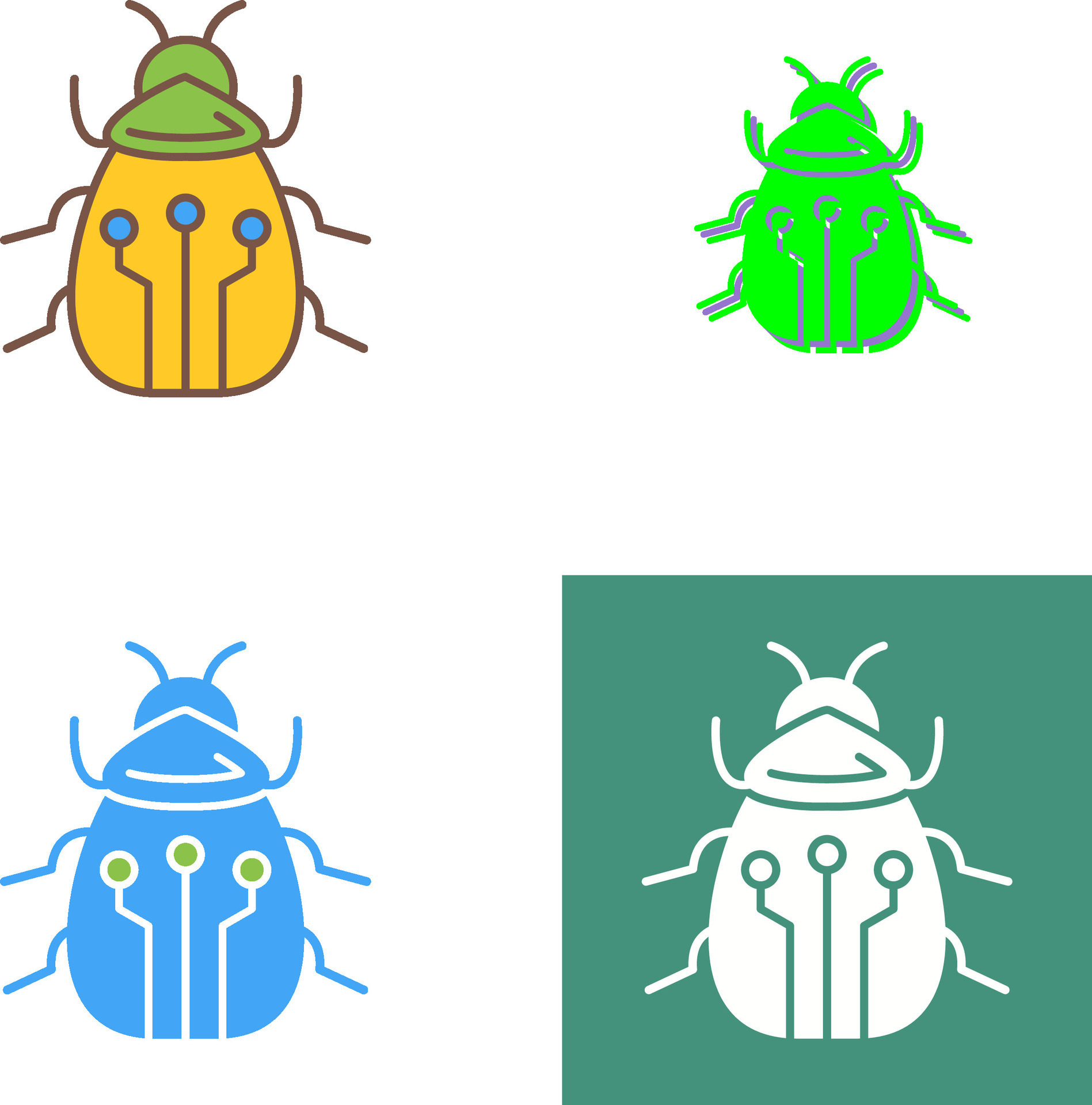Bug Icon Design 45565039 Vector Art at Vecteezy Bug Icon Design 45565039 Vector Art at Vecteezy