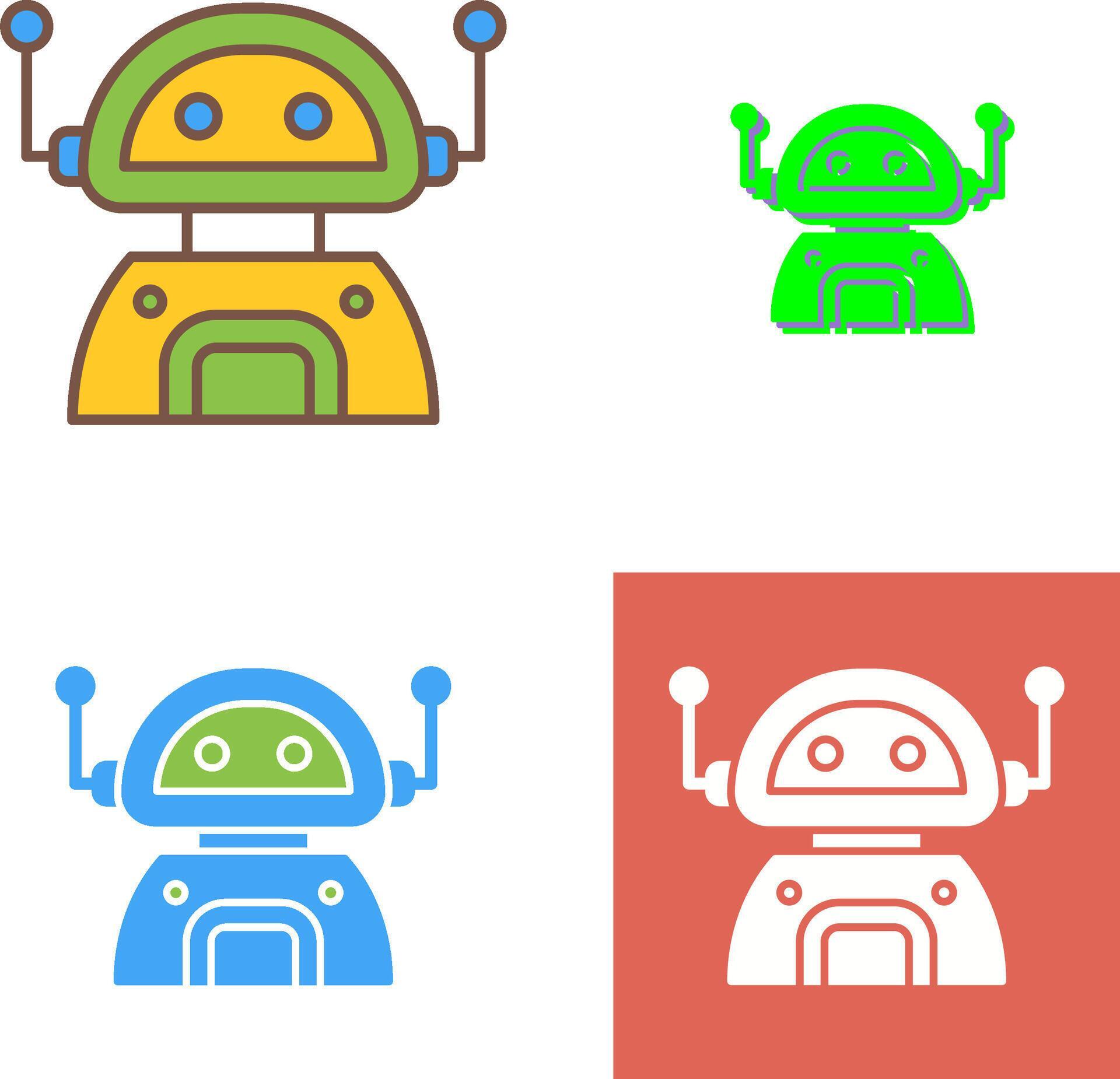 Robot Icon Design 45565961 Vector Art at Vecteezy