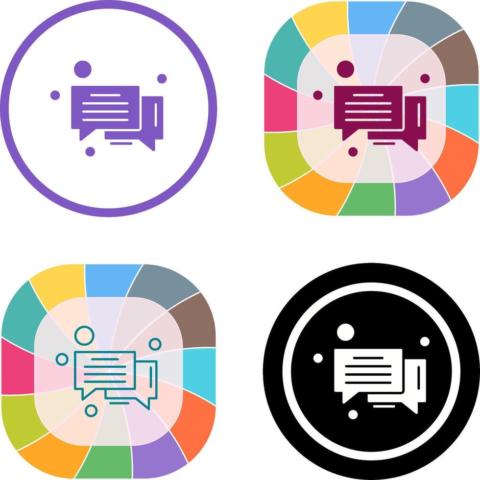 Message Bubble Icon Design 45569333 Vector Art at Vecteezy