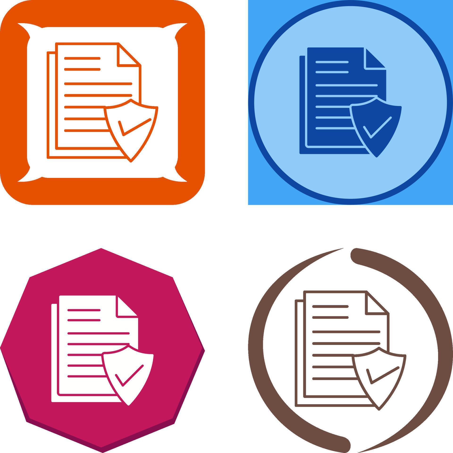 Valid Document Icon Design 45573310 Vector Art at Vecteezy
