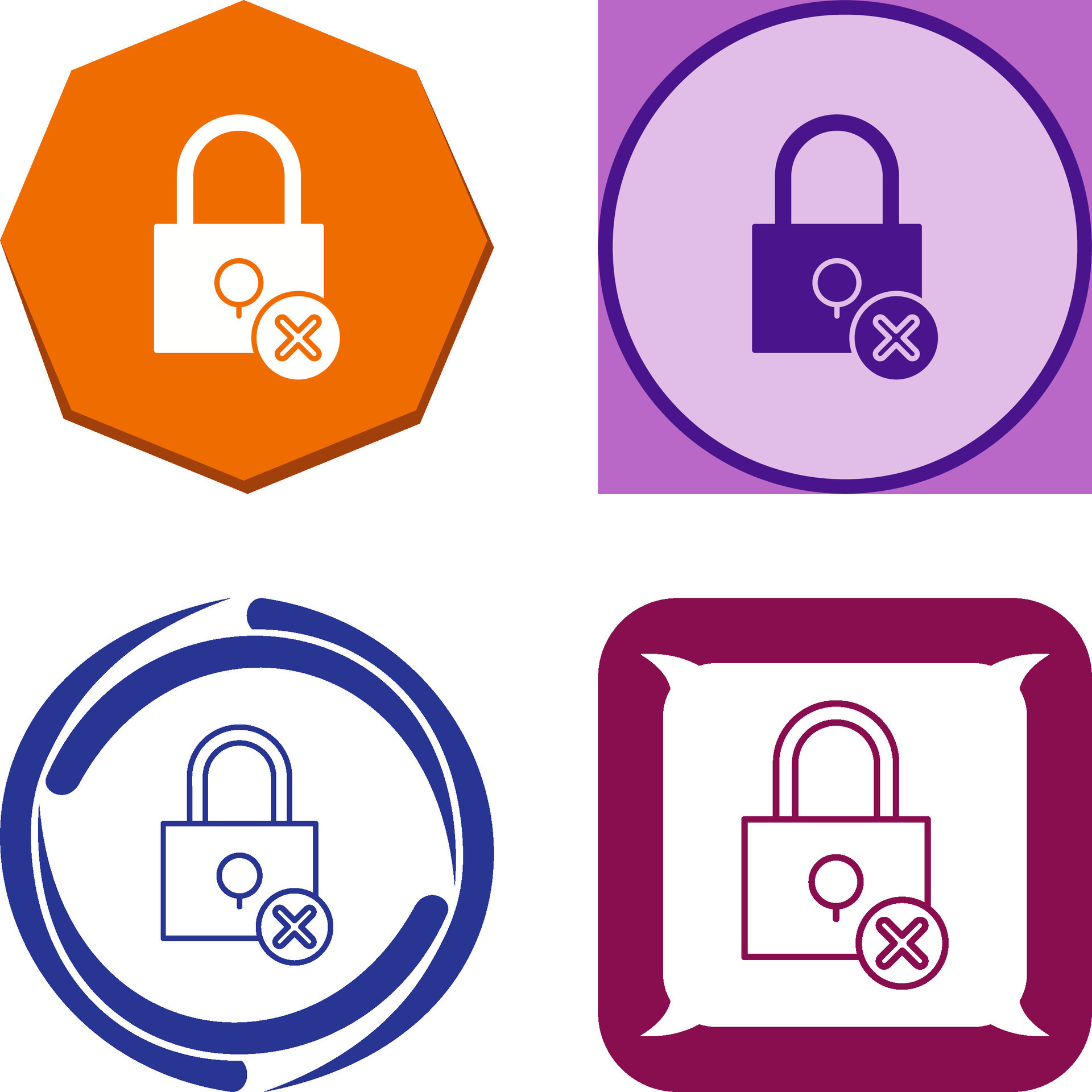 Insecure Icon Design 45574602 Vector Art At Vecteezy