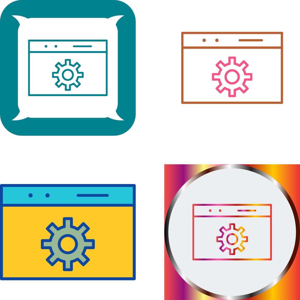 Unique Web Optimization Icon Design 45579447 Vector Art at Vecteezy