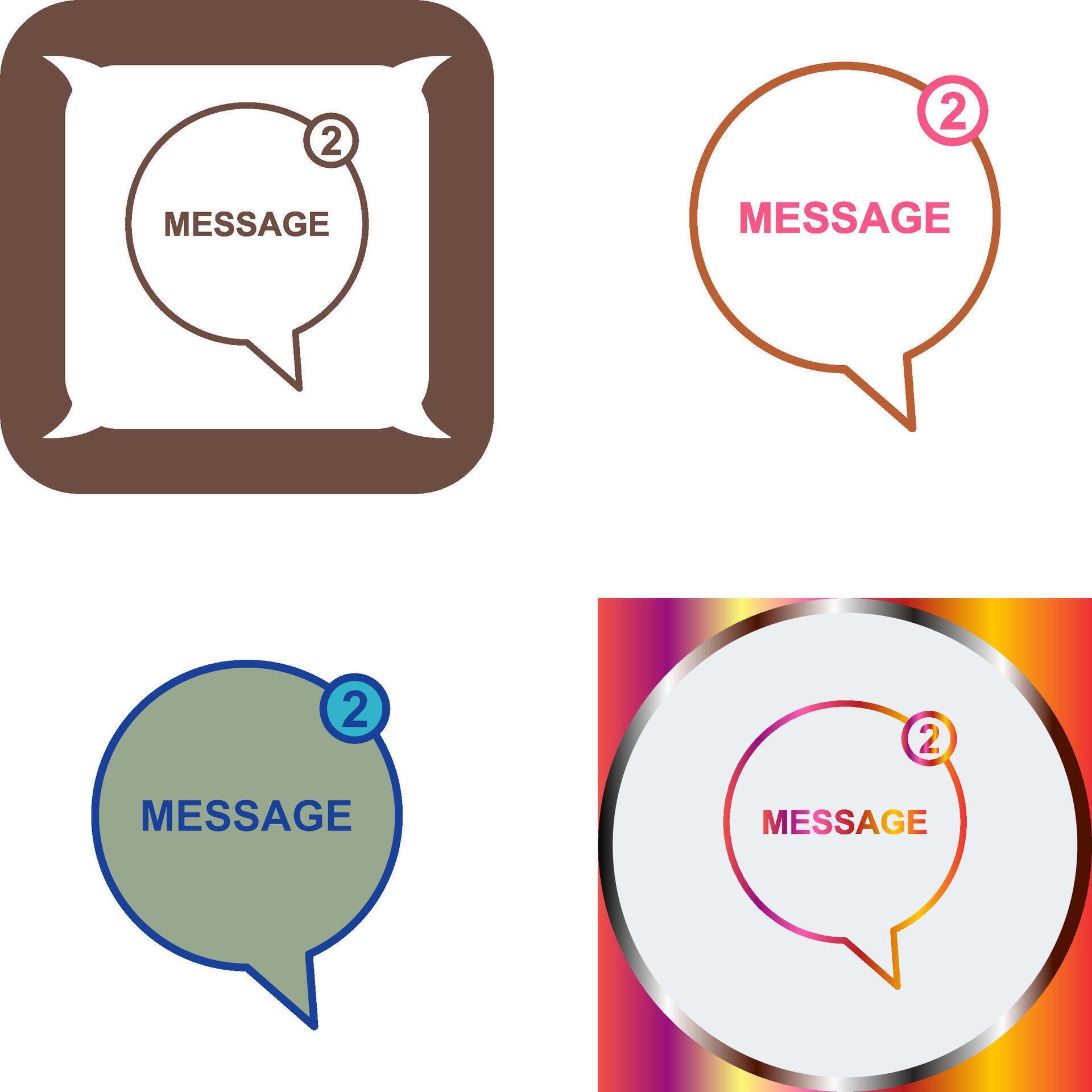Message Bubbles Icon Design 45579603 Vector Art at Vecteezy