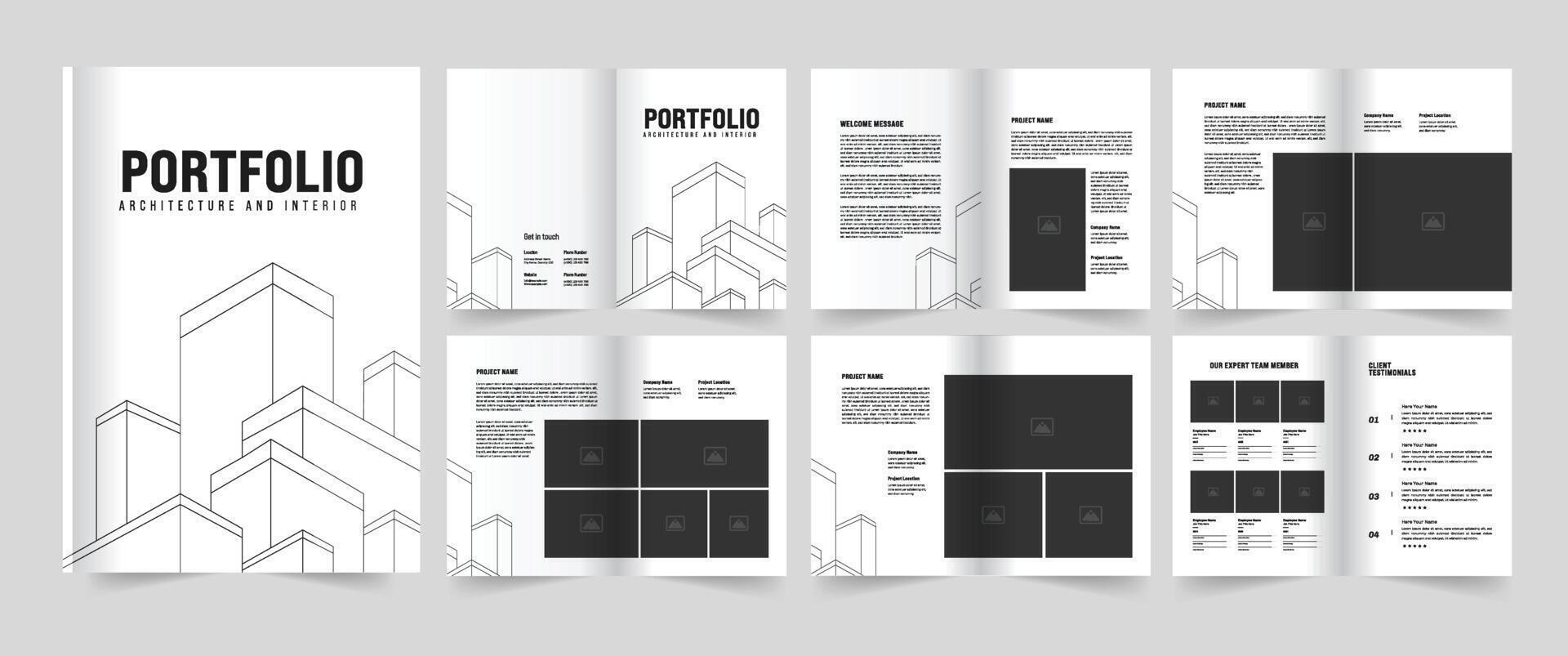 Portfolio Design Layout or Architecture Portfolio Design 45584652 ...