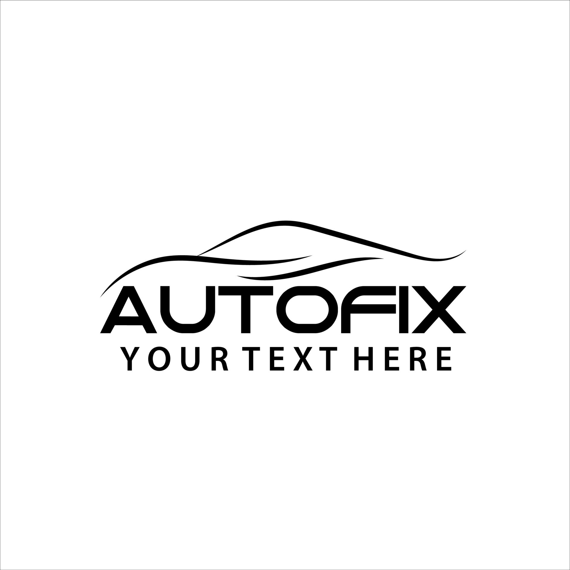 Auto fix logo design for your company 45591454 Vector Art at Vecteezy