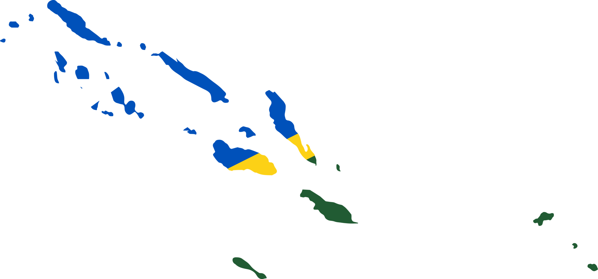 Solomon Islands Map Flag 45620780 Png