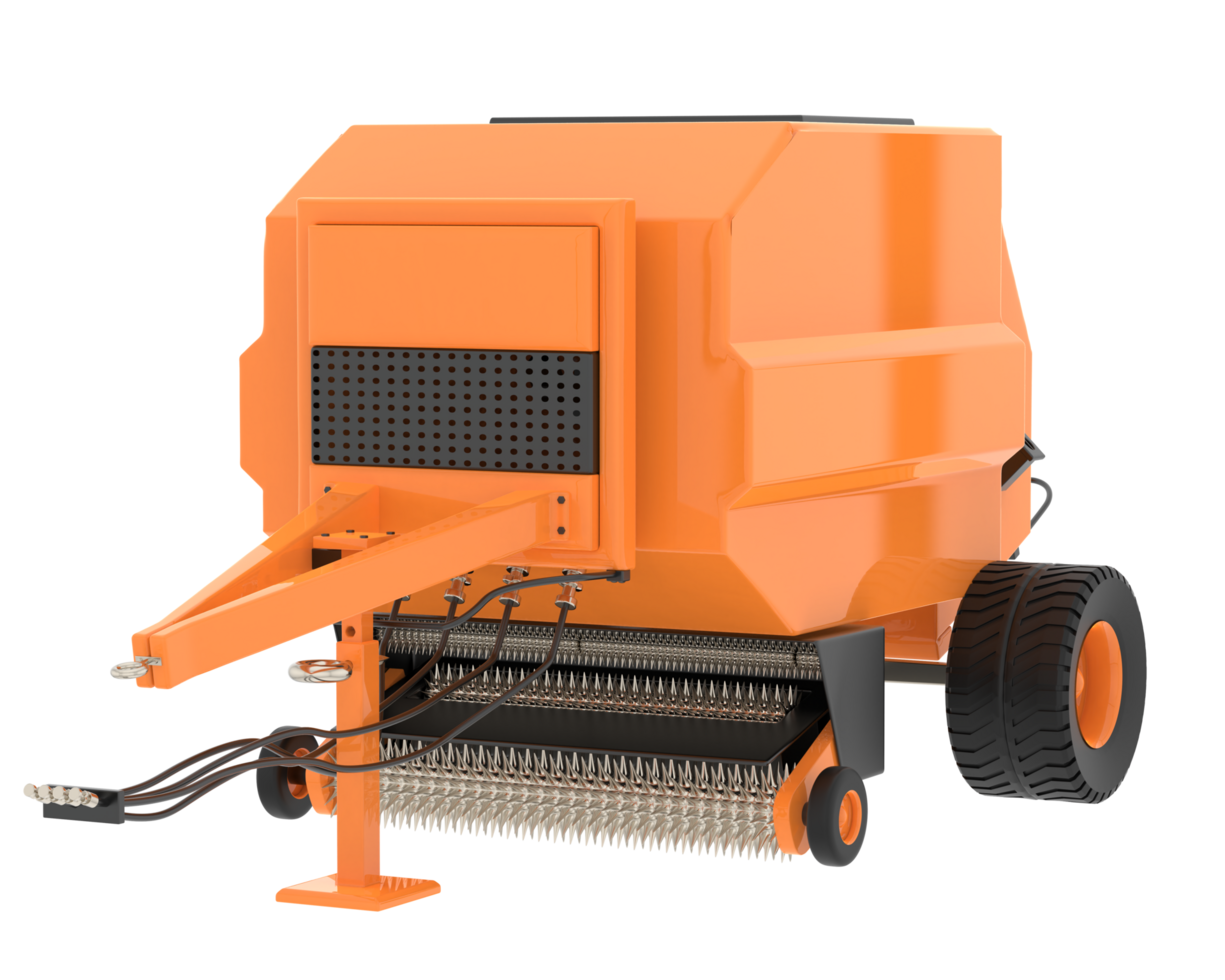 Agricultural Trailer Isolated On Background 3d Rendering Illustration 45623933 Png