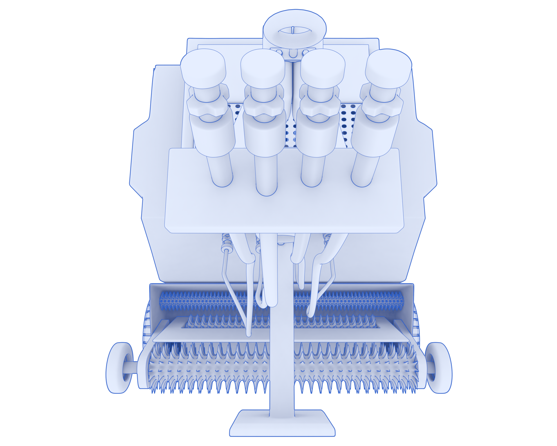 Agricultural Trailer Isolated On Background 3d Rendering Illustration 45623963 Png
